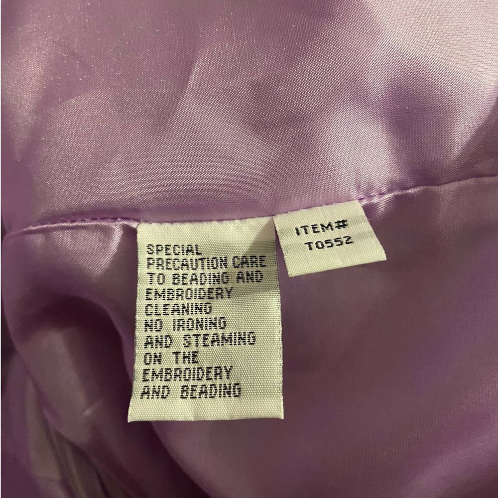 Lisa Rene Black Label Dress With Attached Cape - Gem